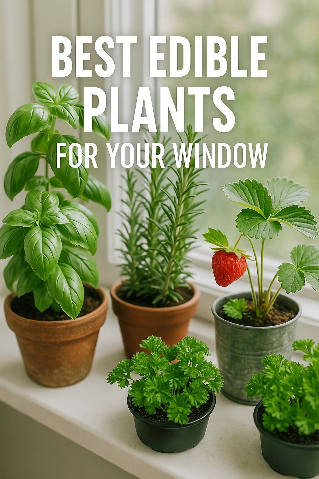 Best Edible Plants for Your Window - How To Grow Plant