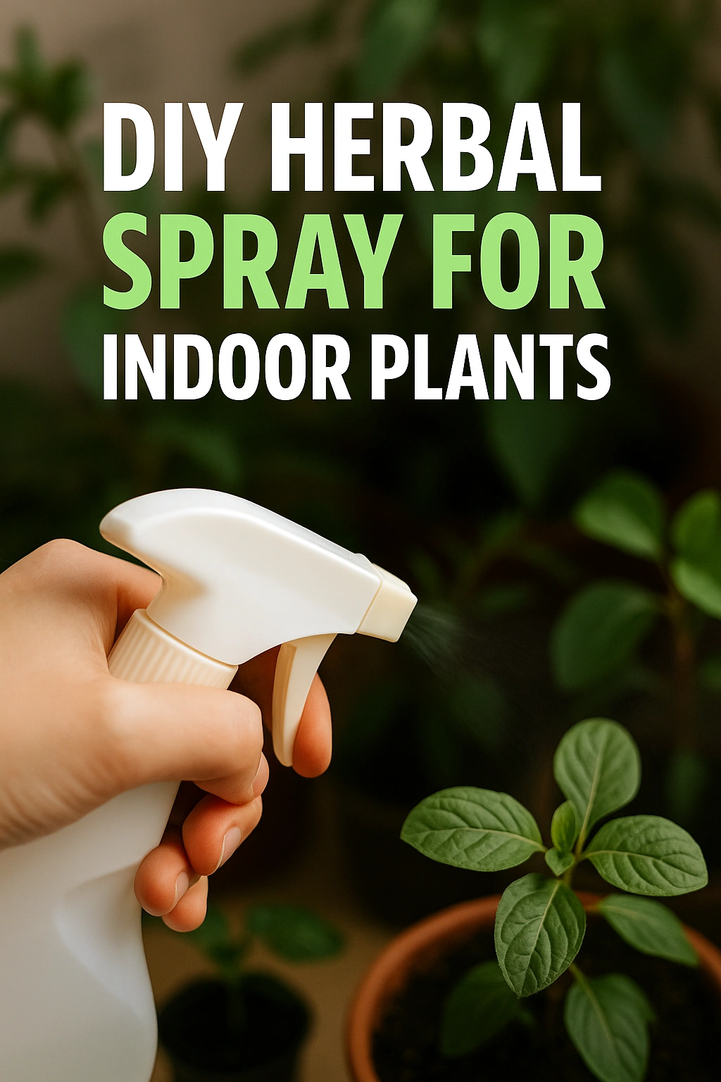 DIY Herbal Spray for Indoor Plants - How To Grow Plant