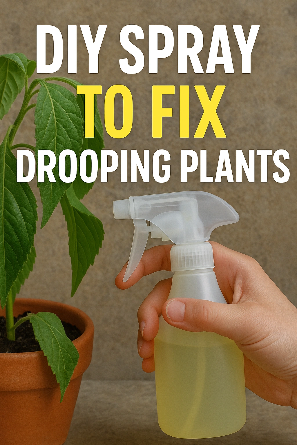 DIY Spray to Fix Drooping Plants - How To Grow Plant