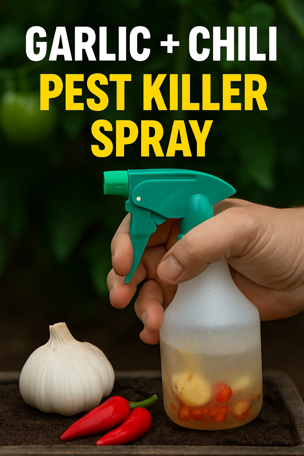 Garlic + Chili = Pest Killer Spray - How To Grow Plant