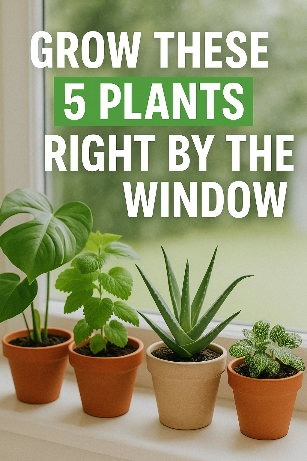 Grow These 5 Plants Right by the Window - How To Grow Plant