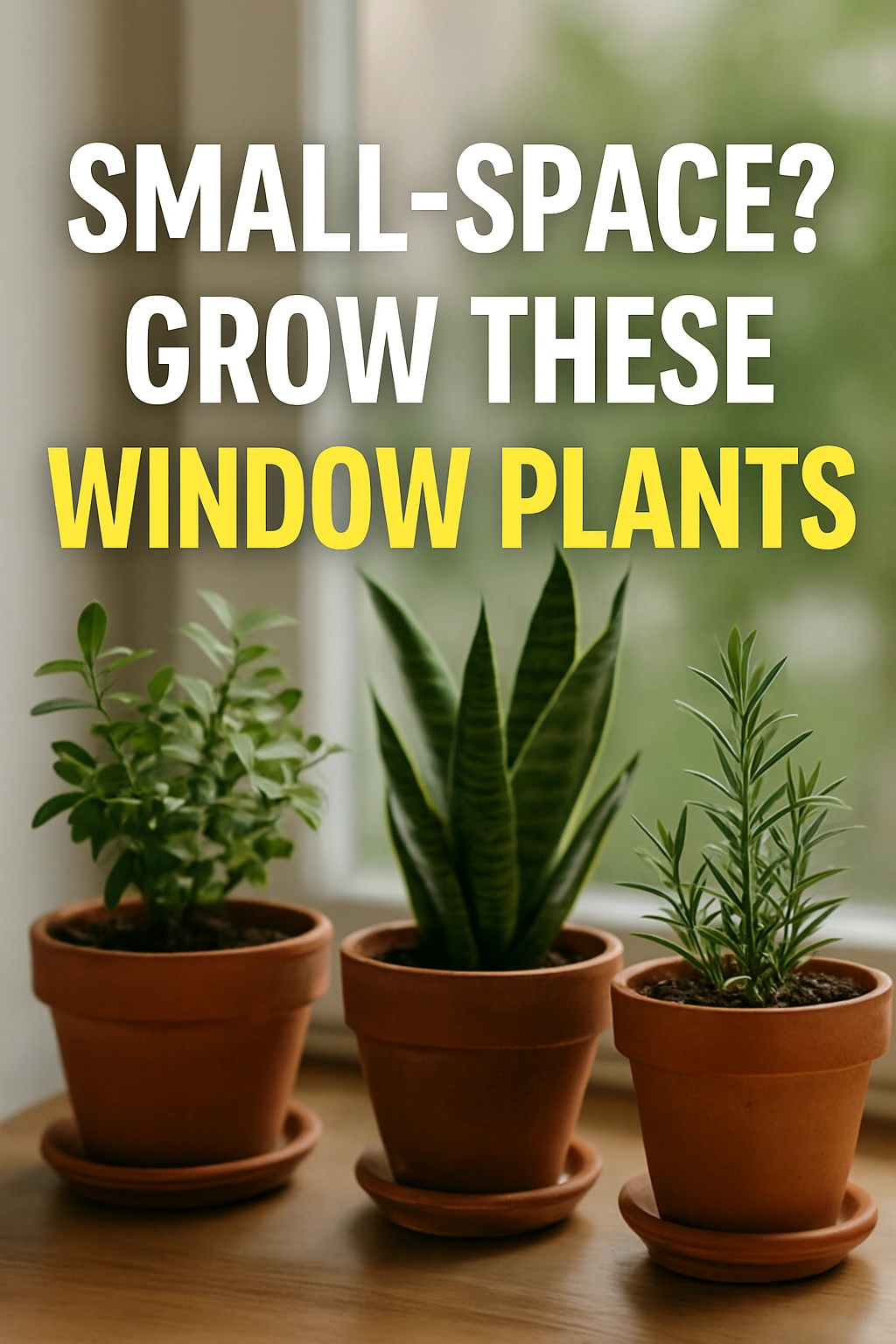 Small-Space? Grow These Window Plants - How To Grow Plant