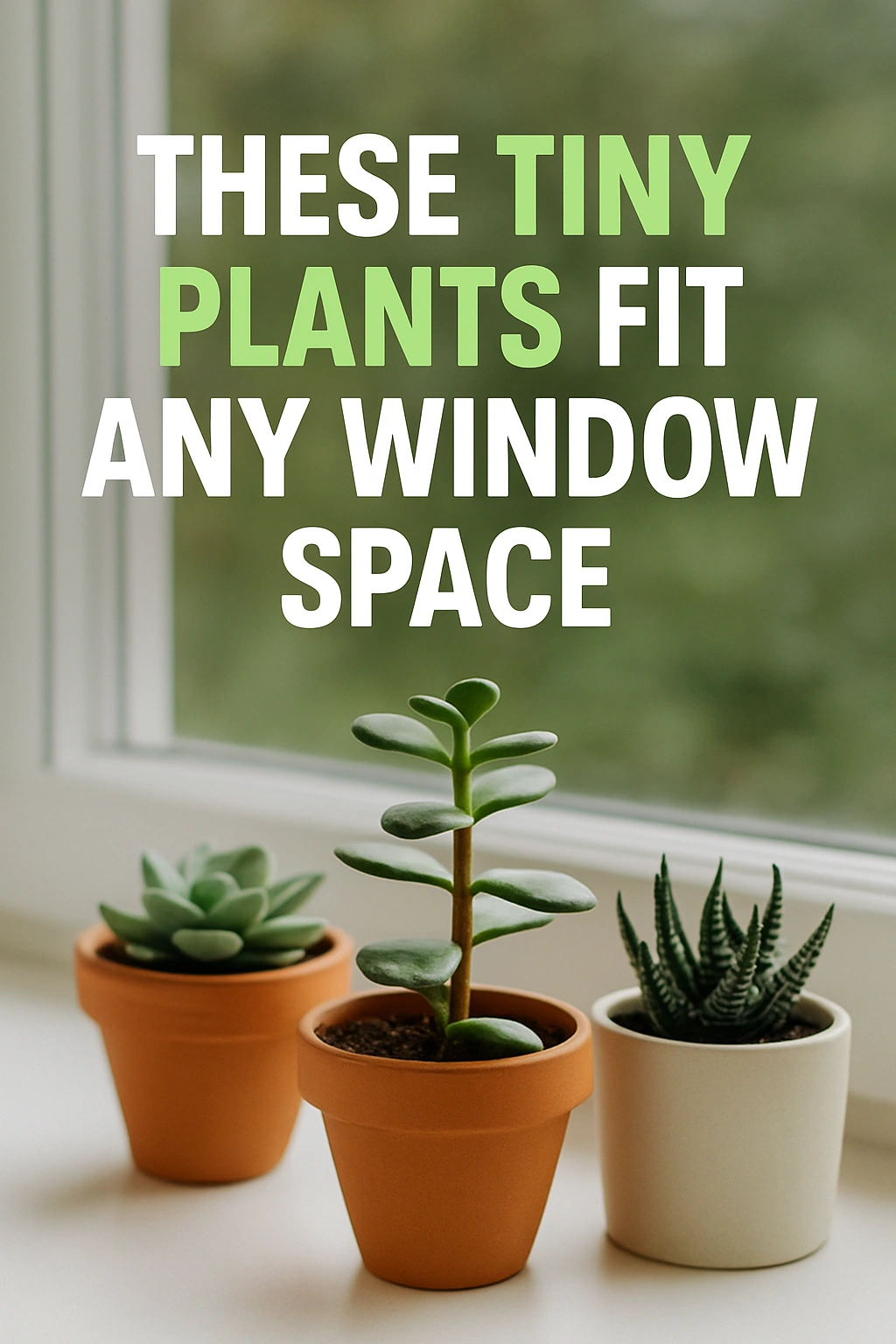These Tiny Plants Fit Any Window Space - How To Grow Plant