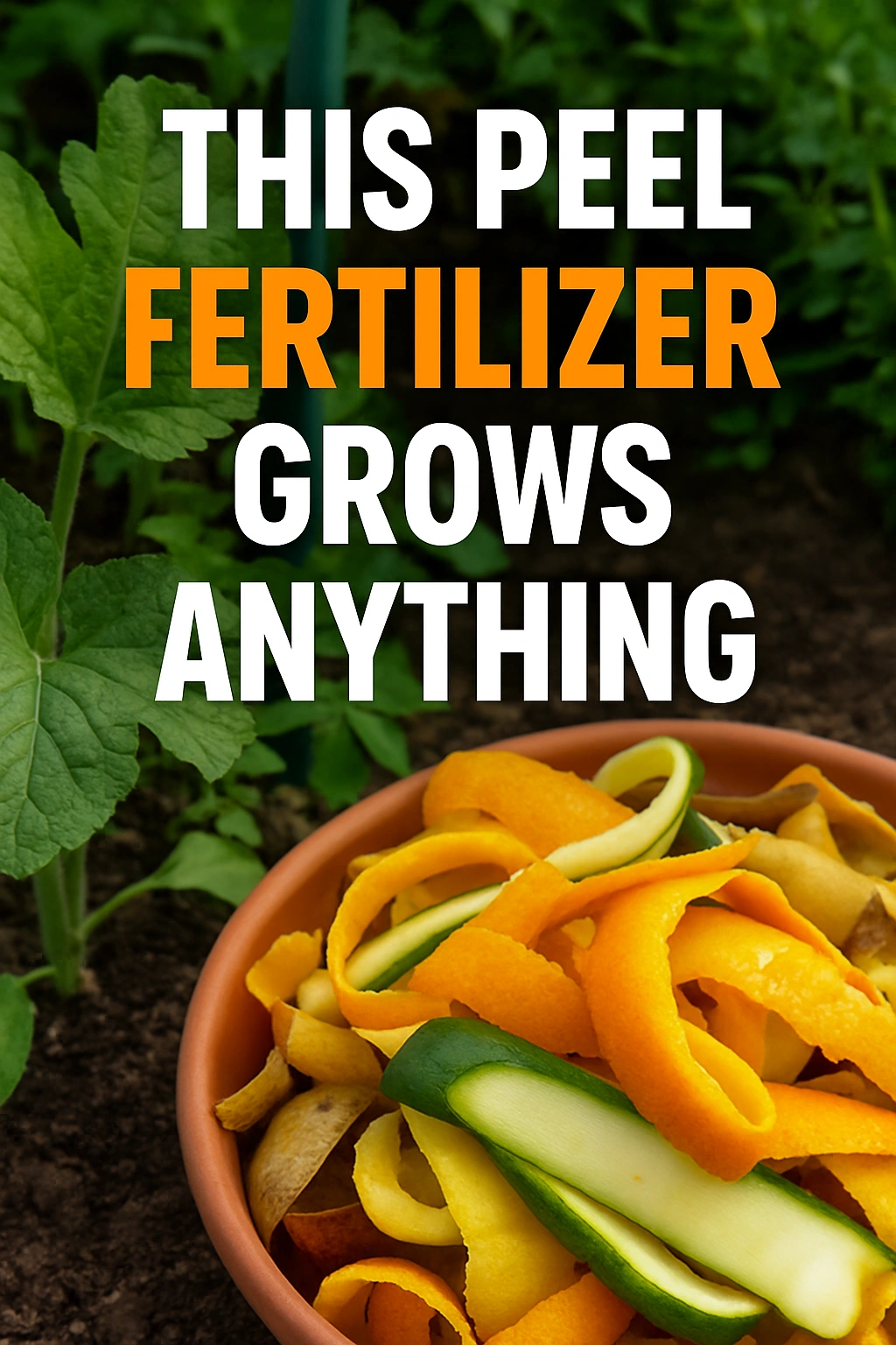 This Peel Fertilizer Grows Anything - How To Grow Plant
