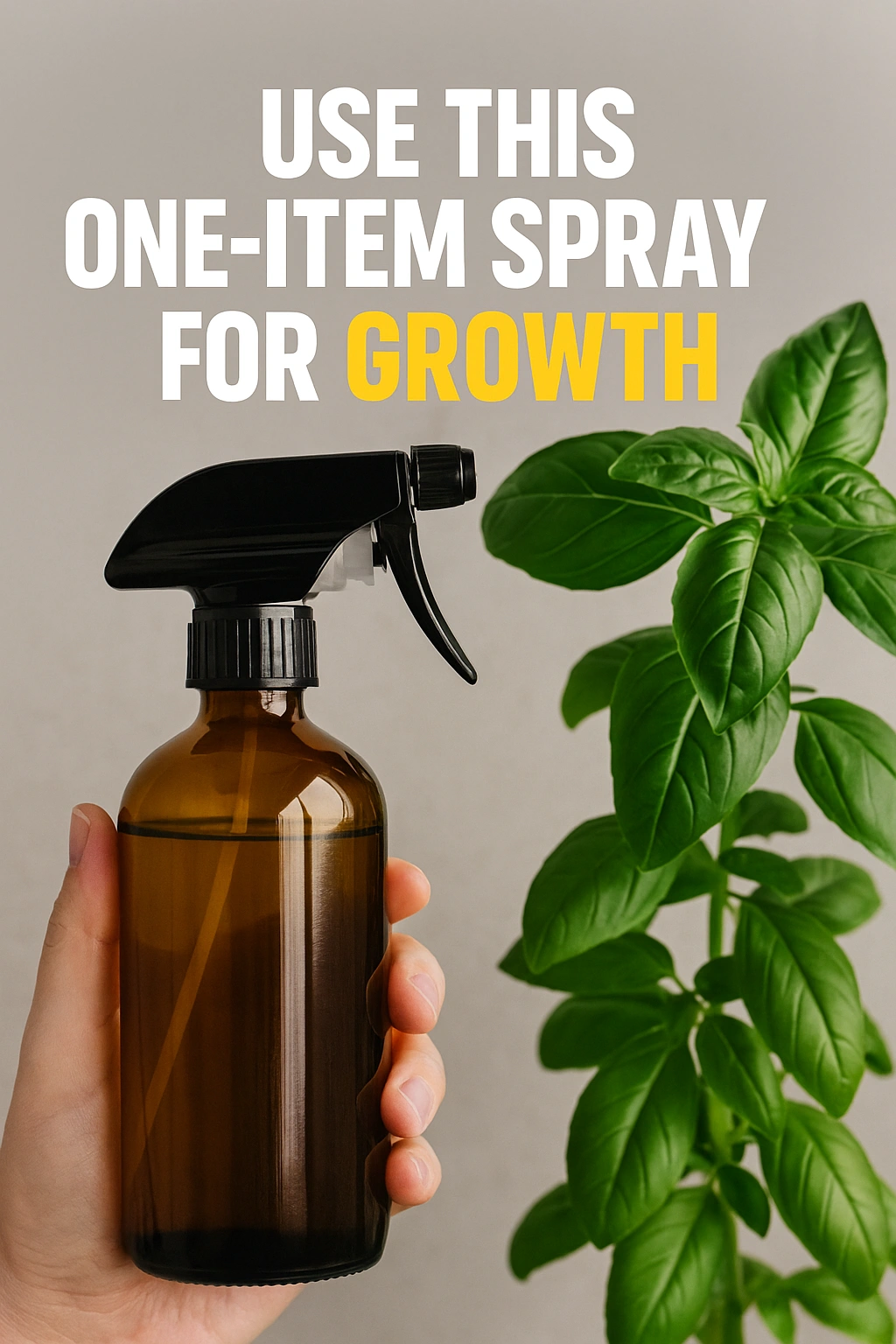 Use This One-Item Spray for Growth - How To Grow Plant