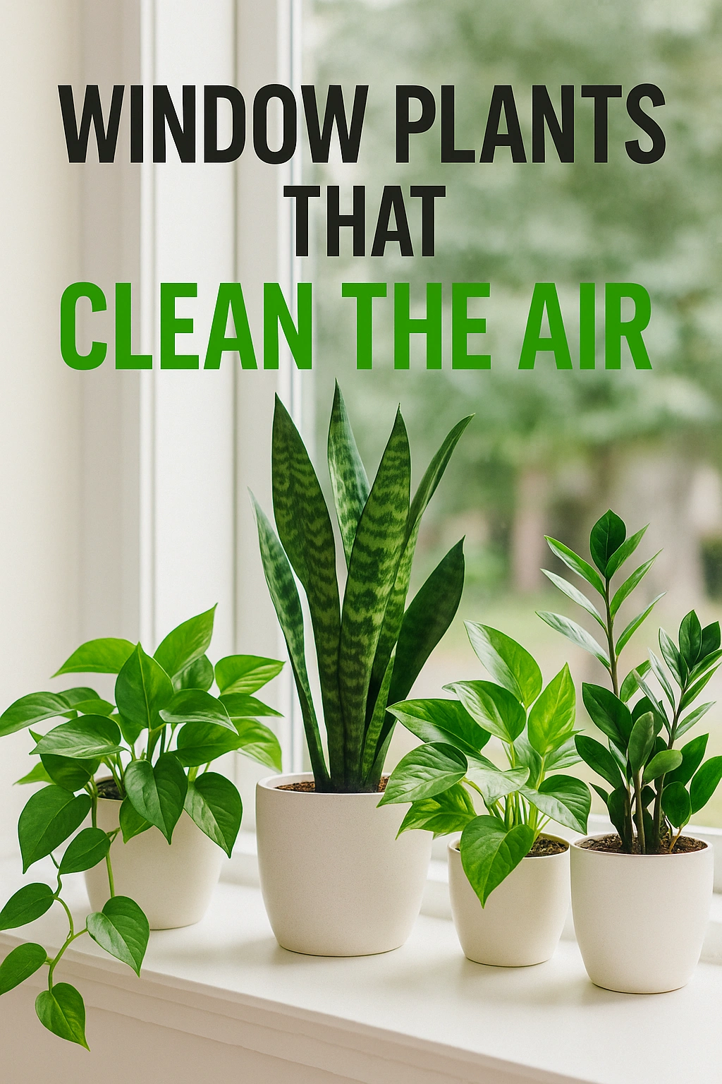 Window Plants That Clean the Air - How To Grow Plant