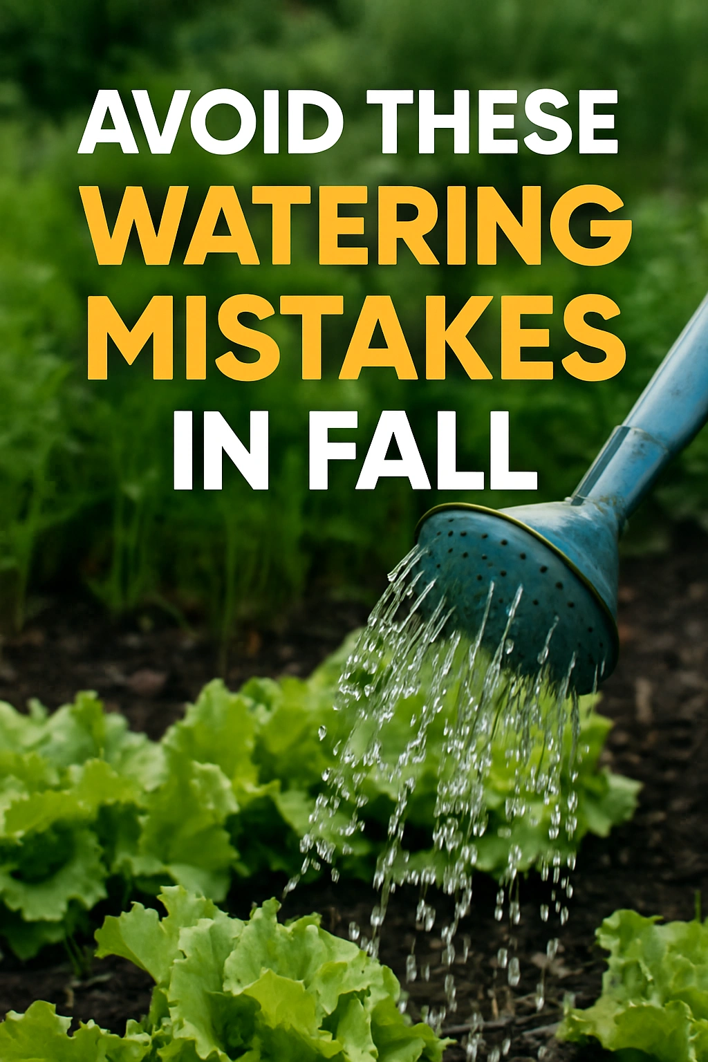 Avoid These Watering Mistakes in Fall - How To Grow Plant