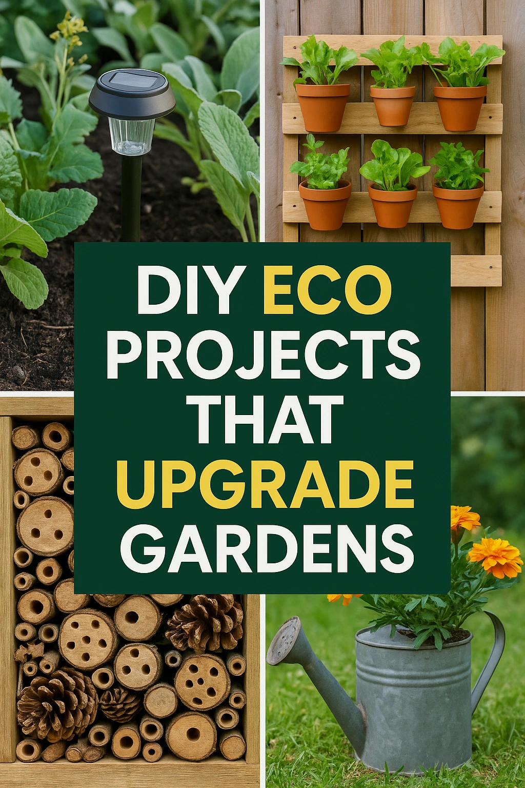 DIY Eco Projects That Upgrade Gardens - How To Grow Plant