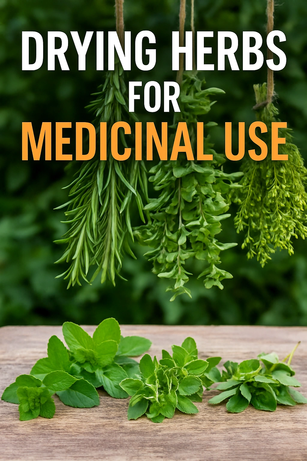 Drying Herbs for Medicinal Use - How To Grow Plant