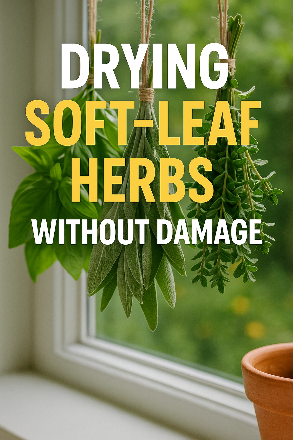 Drying Soft-Leaf Herbs Without Damage - How To Grow Plant