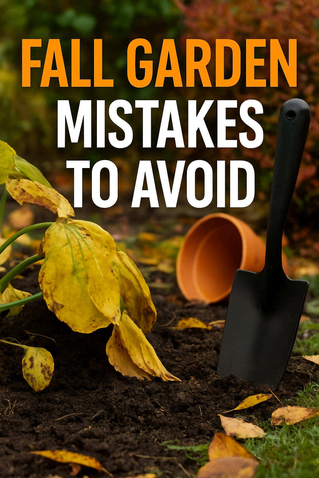 Fall Garden Mistakes to Avoid - How To Grow Plant