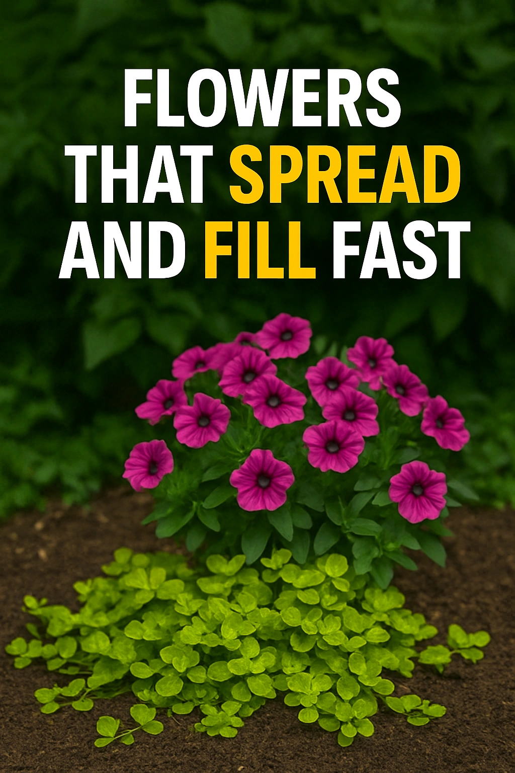 Flowers That Spread and Fill Fast - How To Grow Plant