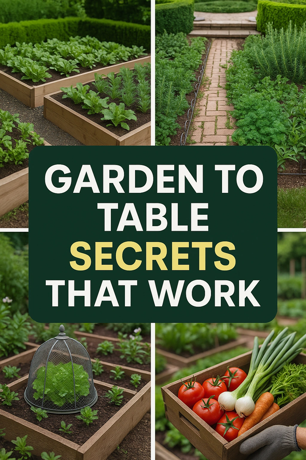Garden to Table Secrets That Work - How To Grow Plant