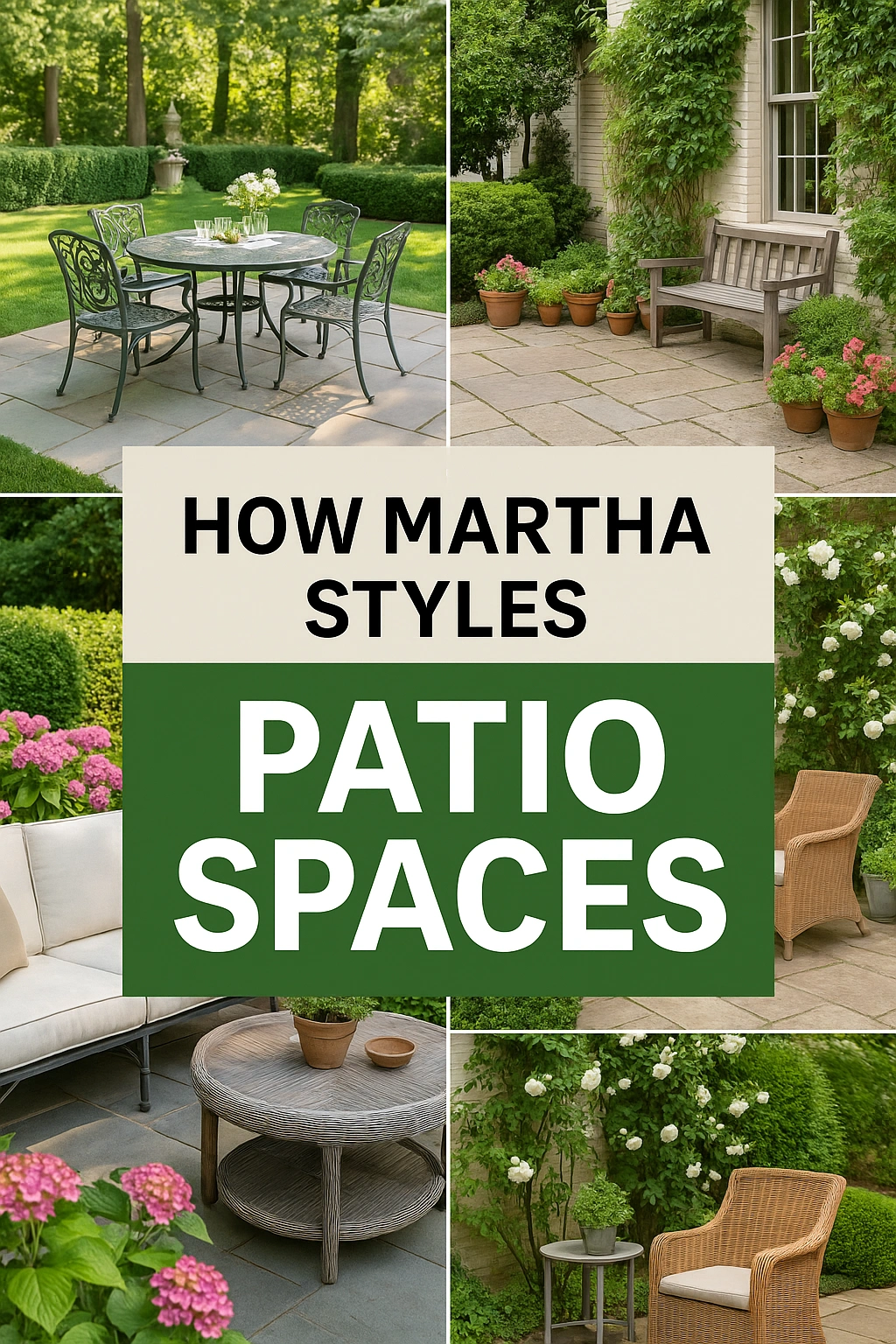 How Martha Styles Patio Spaces - How To Grow Plant