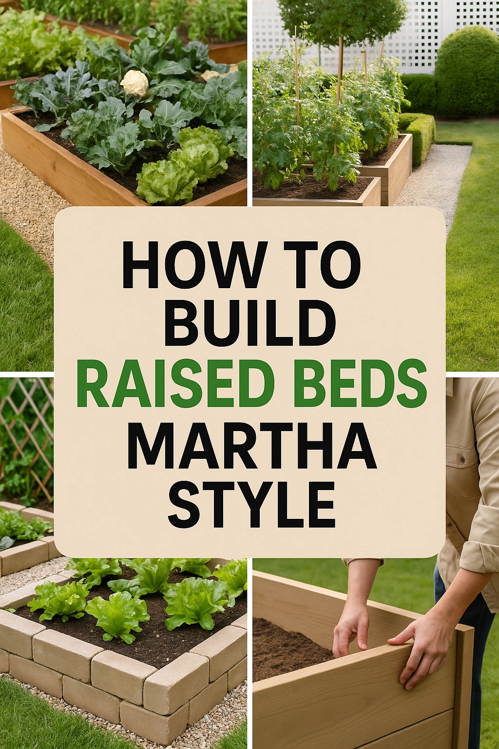 How to Build Raised Beds Martha Style - How To Grow Plant