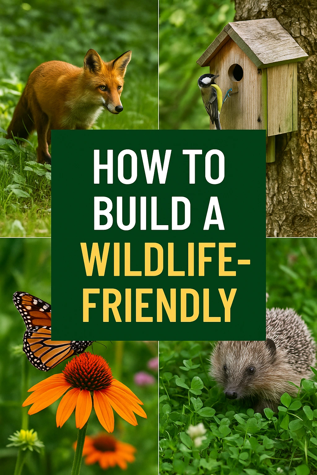 How to Build a Wildlife Friendly Yard - How To Grow Plant