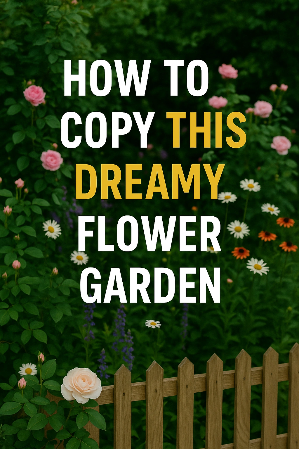 How to Copy This Dreamy Flower Garden - How To Grow Plant