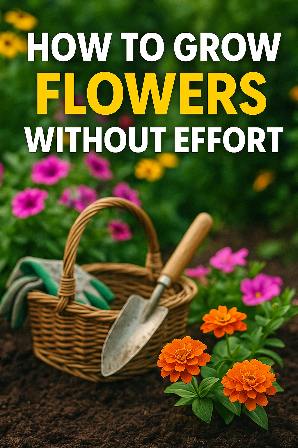 How to Grow Flowers Without Effort - How To Grow Plant