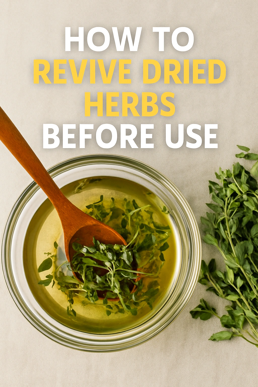 How to Revive Dried Herbs Before Use - How To Grow Plant