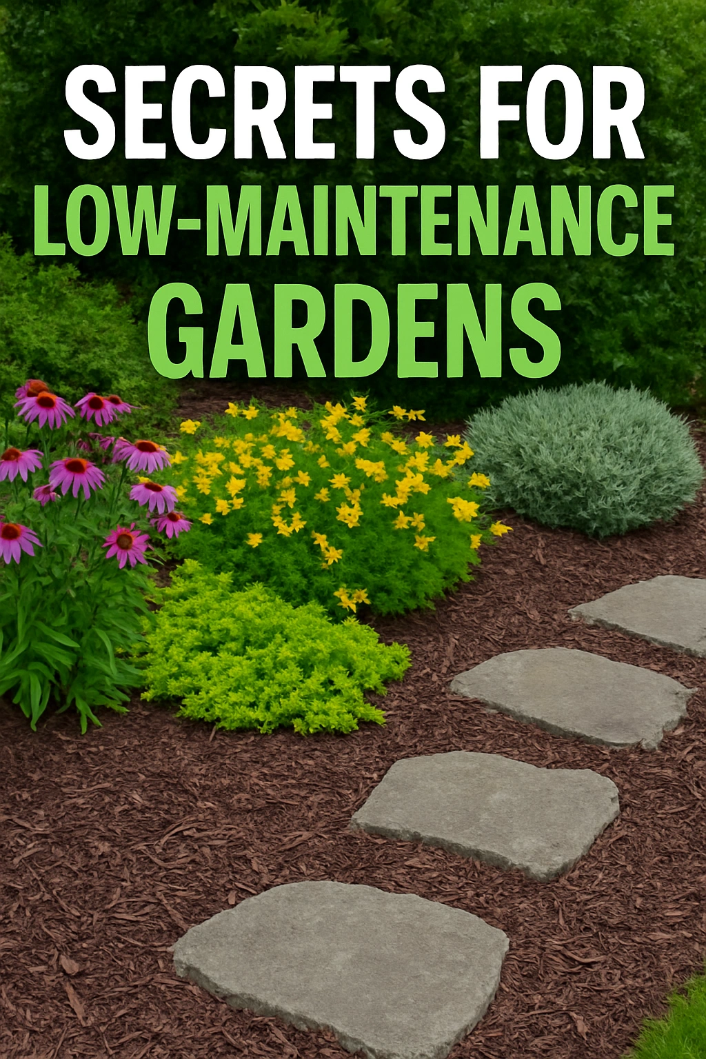 Secrets for Low-Maintenance Gardens - How To Grow Plant