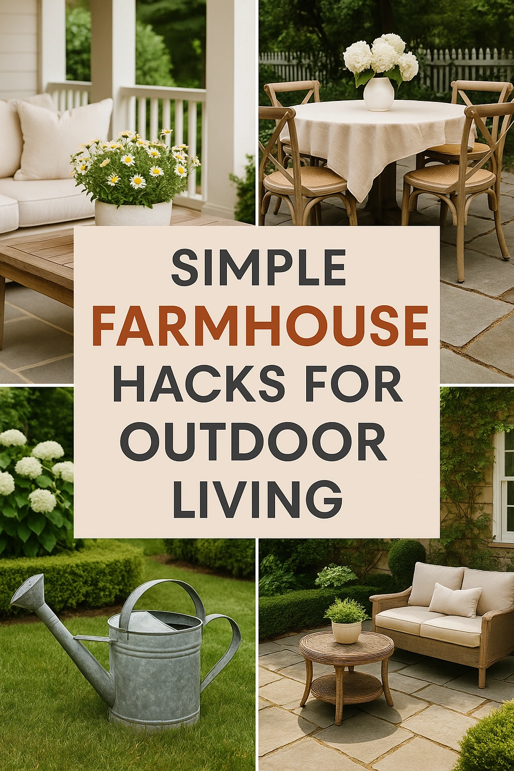 Simple Farmhouse Hacks for Outdoor Living - How To Grow Plant