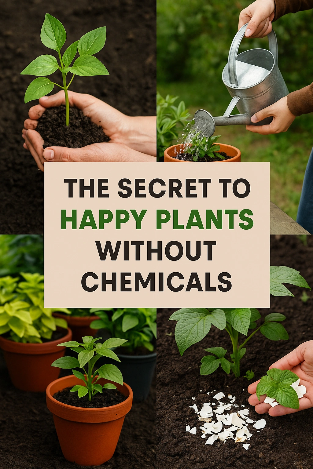 The Secret to Happy Plants Without Chemicals - How To Grow Plant
