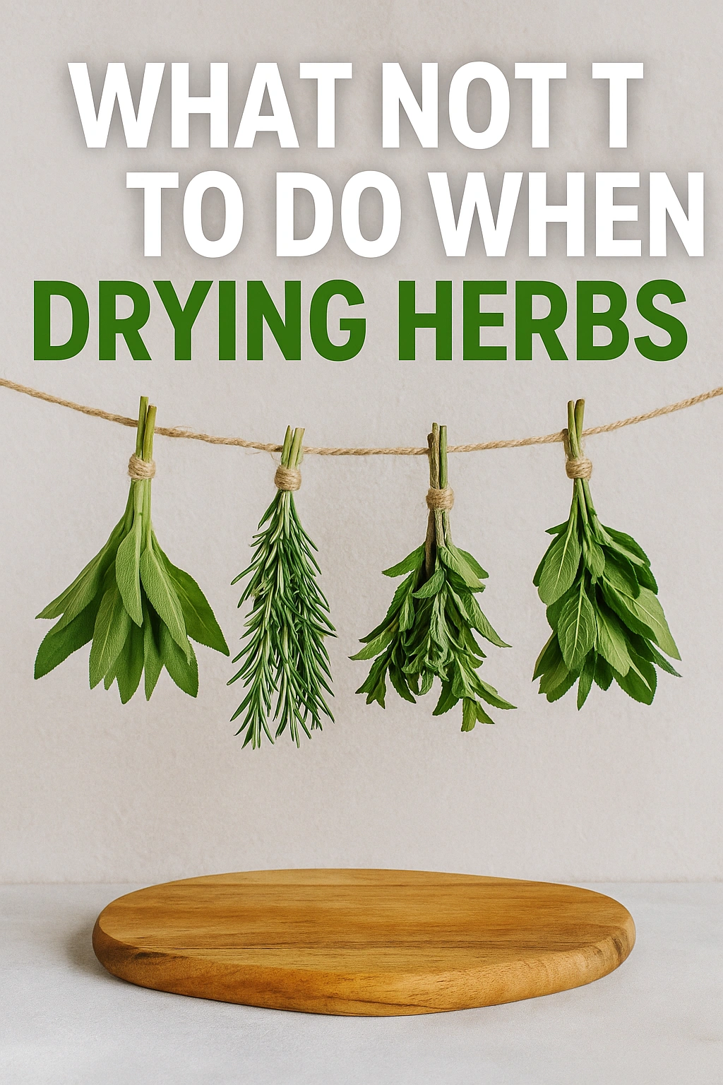 What Not to Do When Drying Herbs - How To Grow Plant