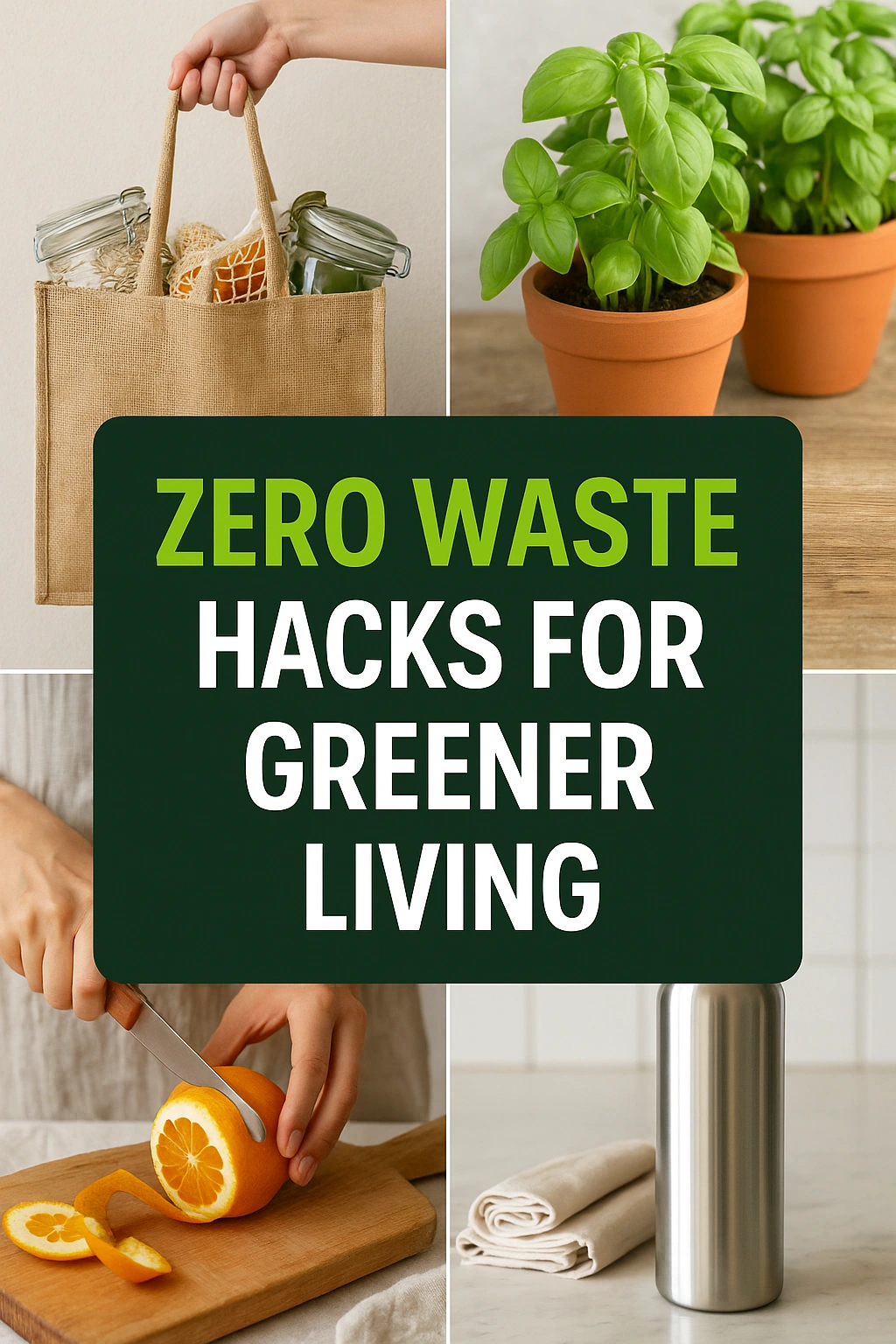 Zero Waste Hacks for Greener Living - How To Grow Plant