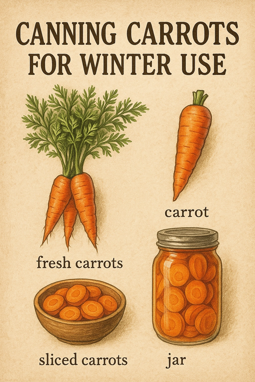 Canning Carrots for Winter Use - How To Grow Plant