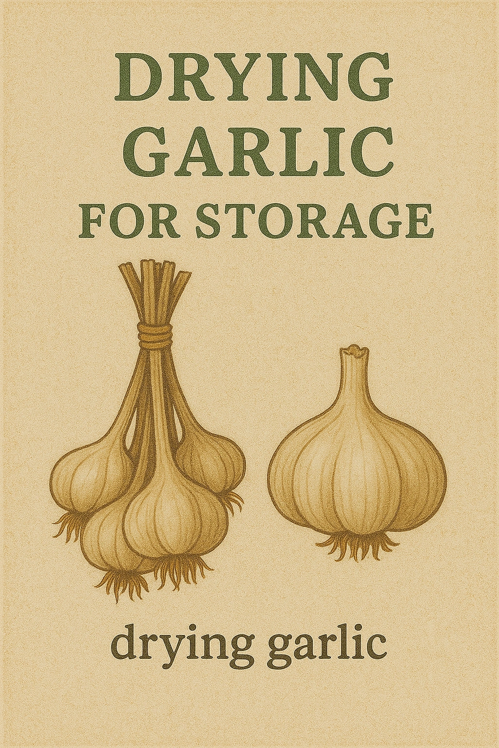 Drying Garlic for Storage - How To Grow Plant