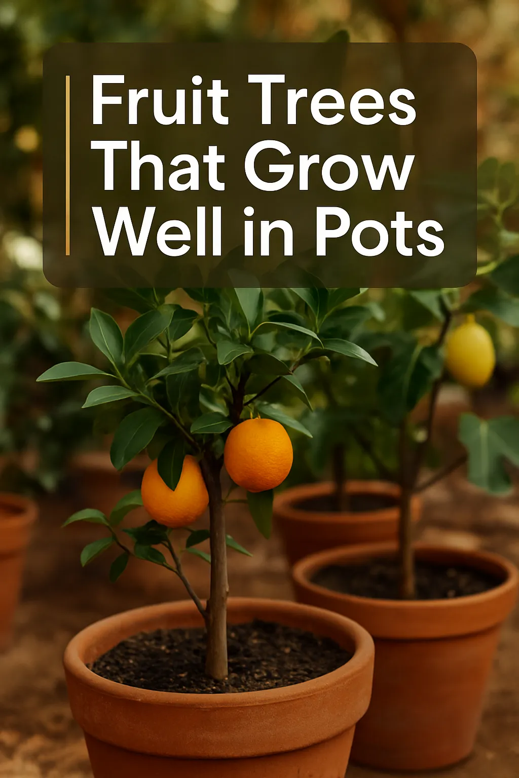 Fruit Trees That Grow Well in Pots - How To Grow Plant