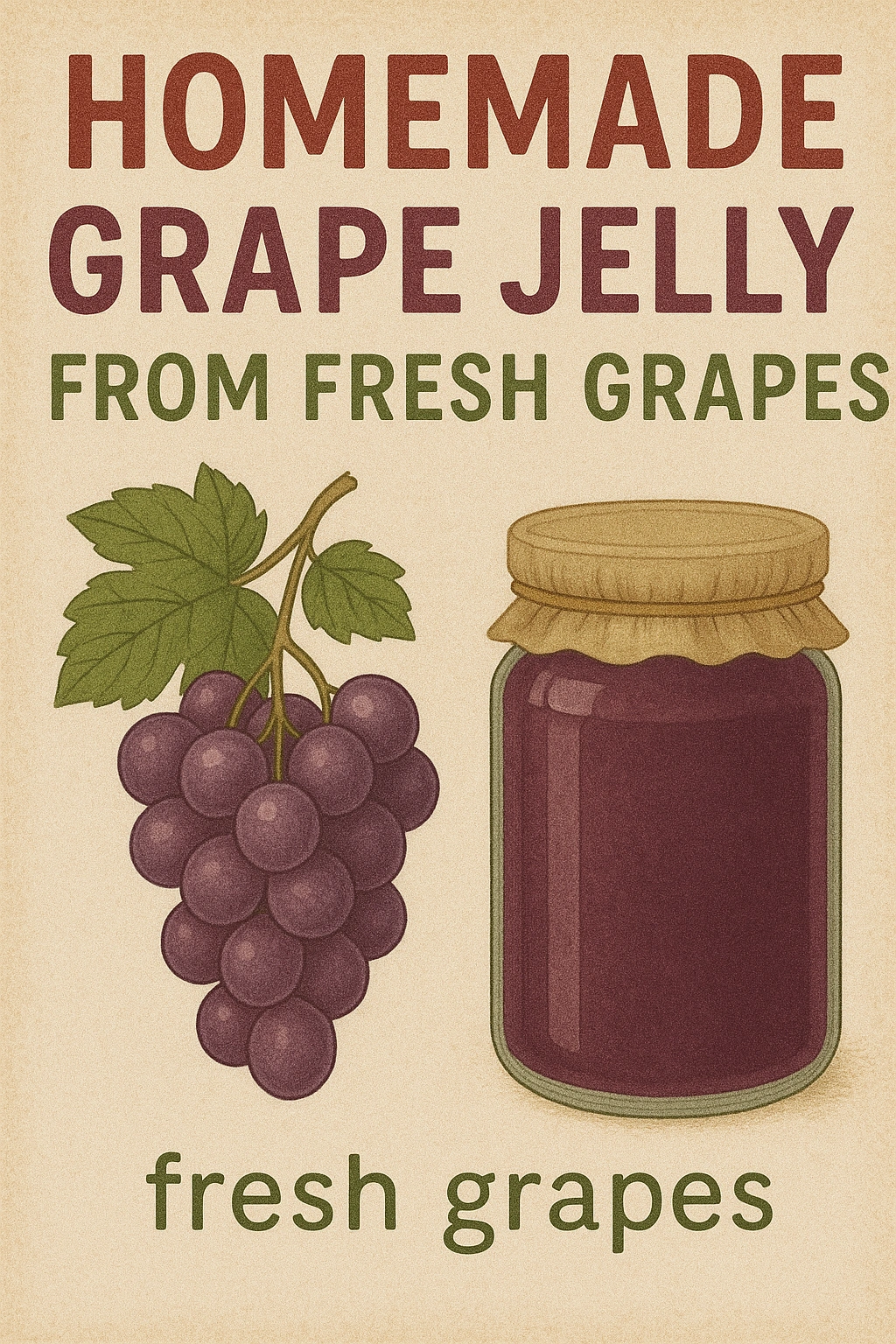 Homemade Grape Jelly from Fresh Grapes - How To Grow Plant