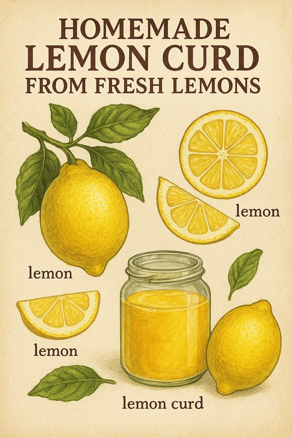 Homemade Lemon Curd from Fresh Lemons - How To Grow Plant