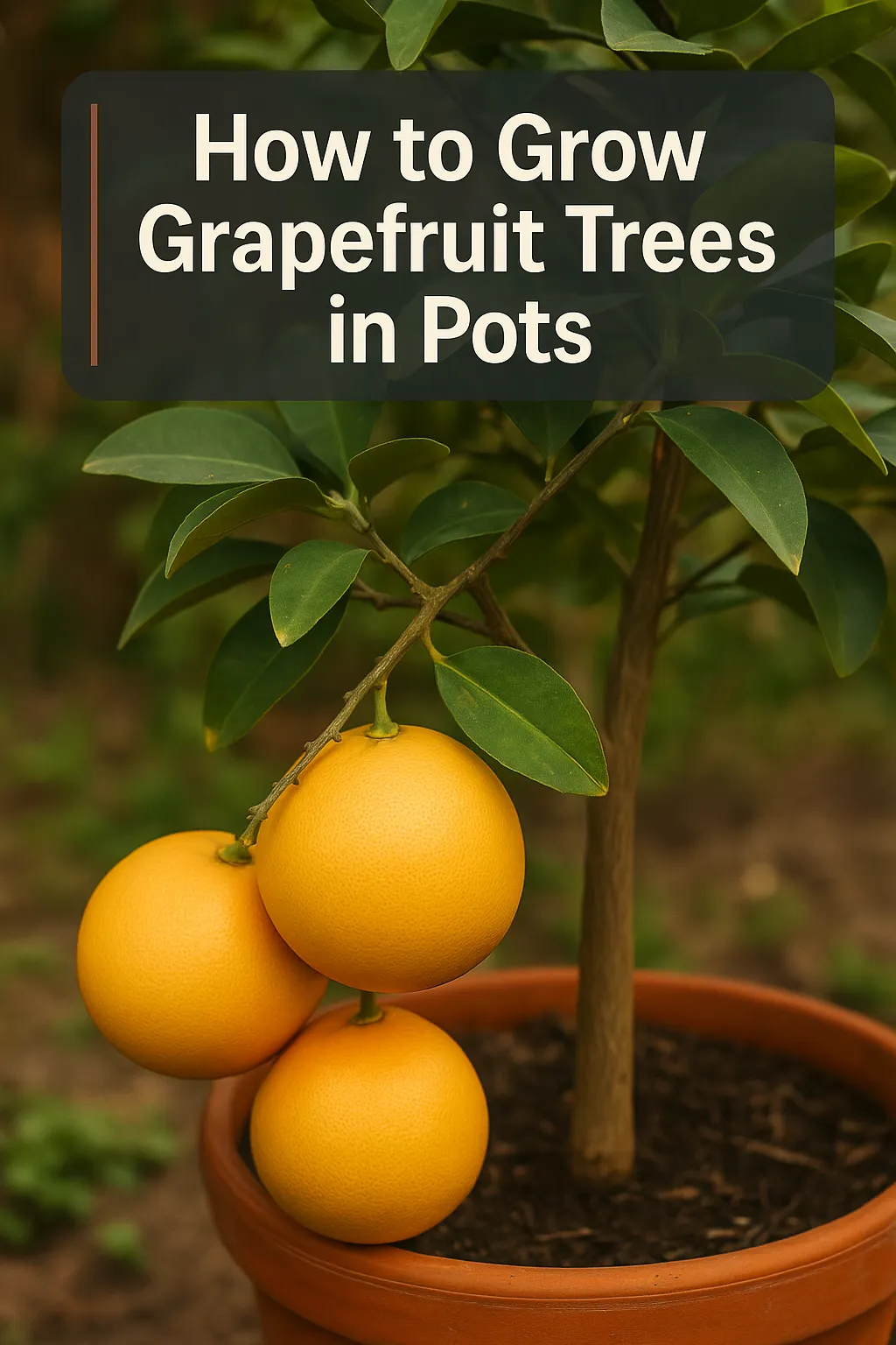 How to Grow Grapefruit Trees in Pots - How To Grow Plant