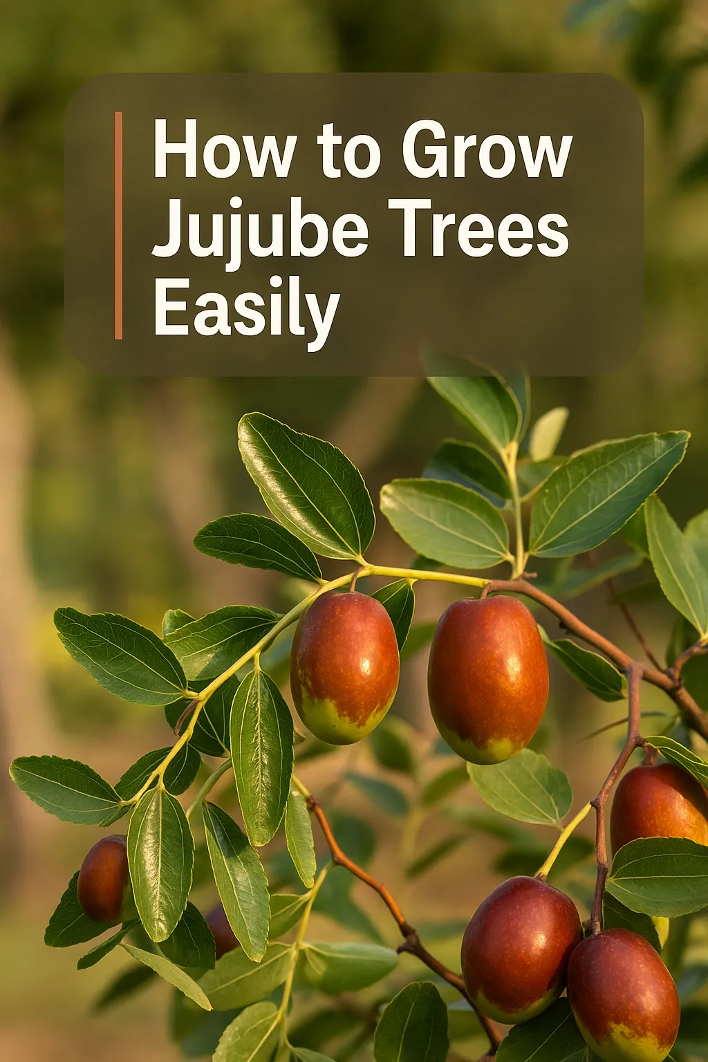How to Grow Jujube Trees Easily - How To Grow Plant