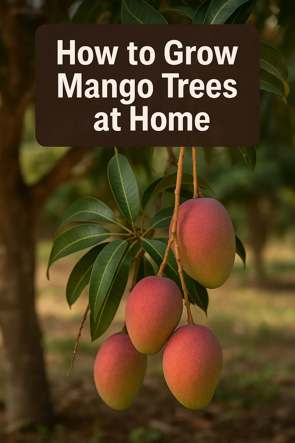How to Grow Mango Trees at Home - How To Grow Plant