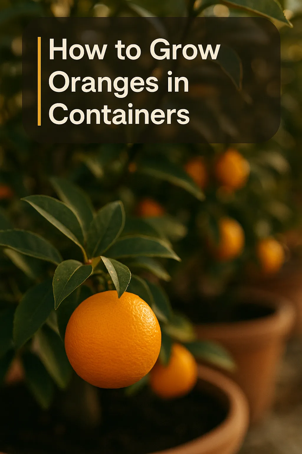 How to Grow Oranges in Containers - How To Grow Plant