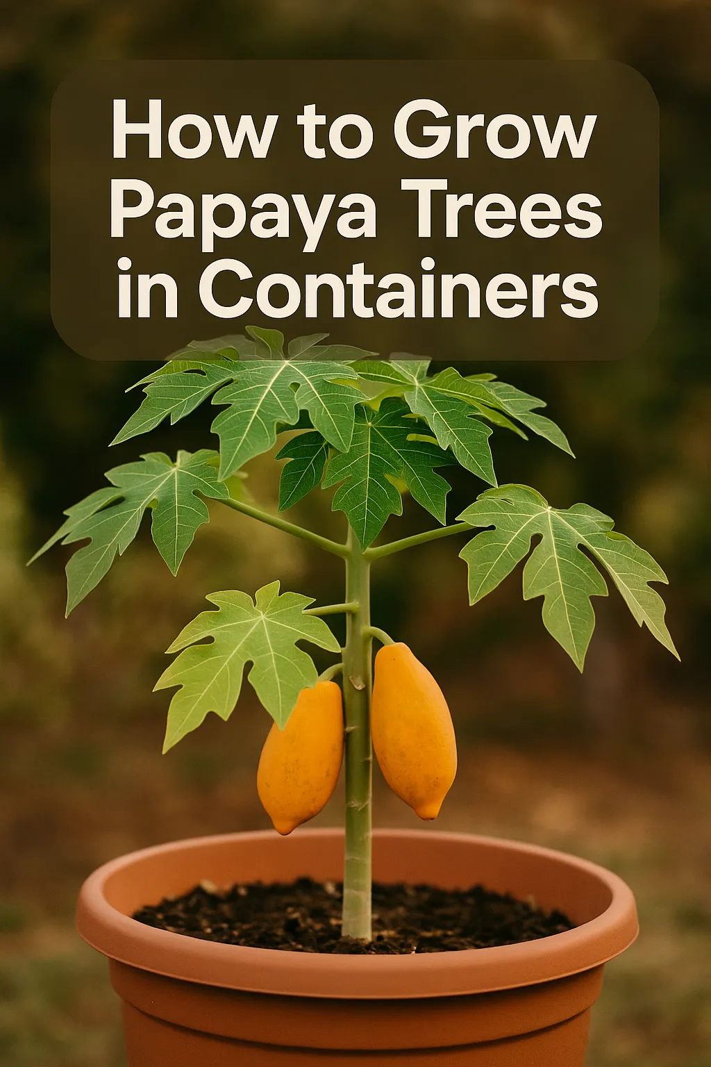 How to Grow Papaya Trees in Containers - How To Grow Plant