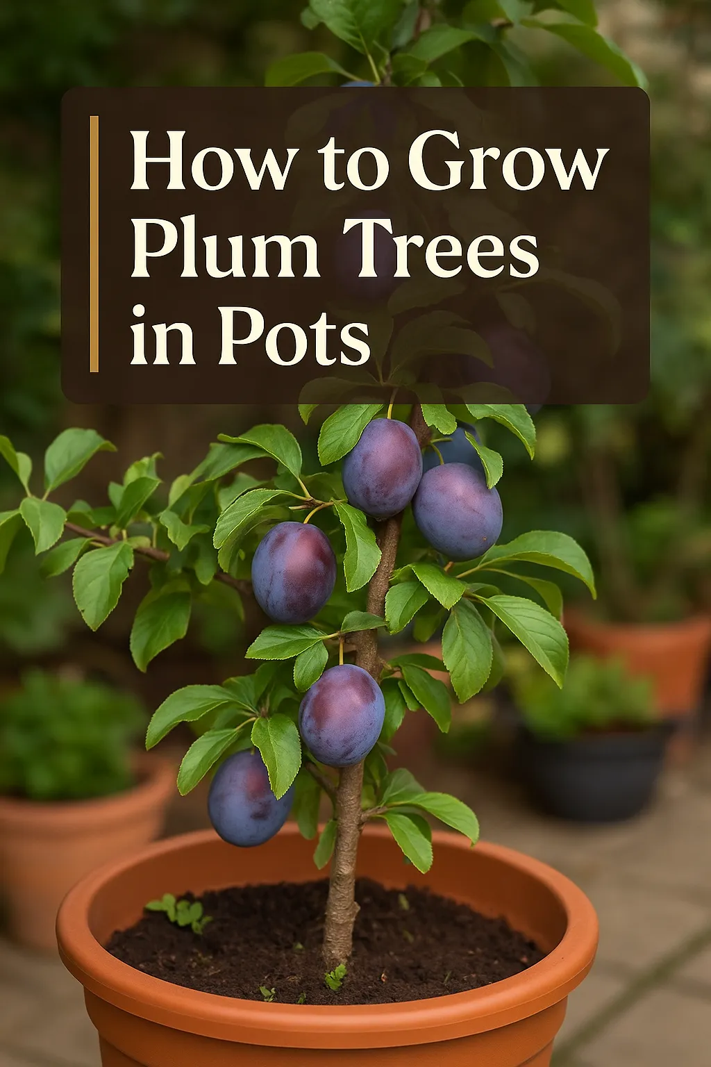 How to Grow Plum Trees in Pots - How To Grow Plant