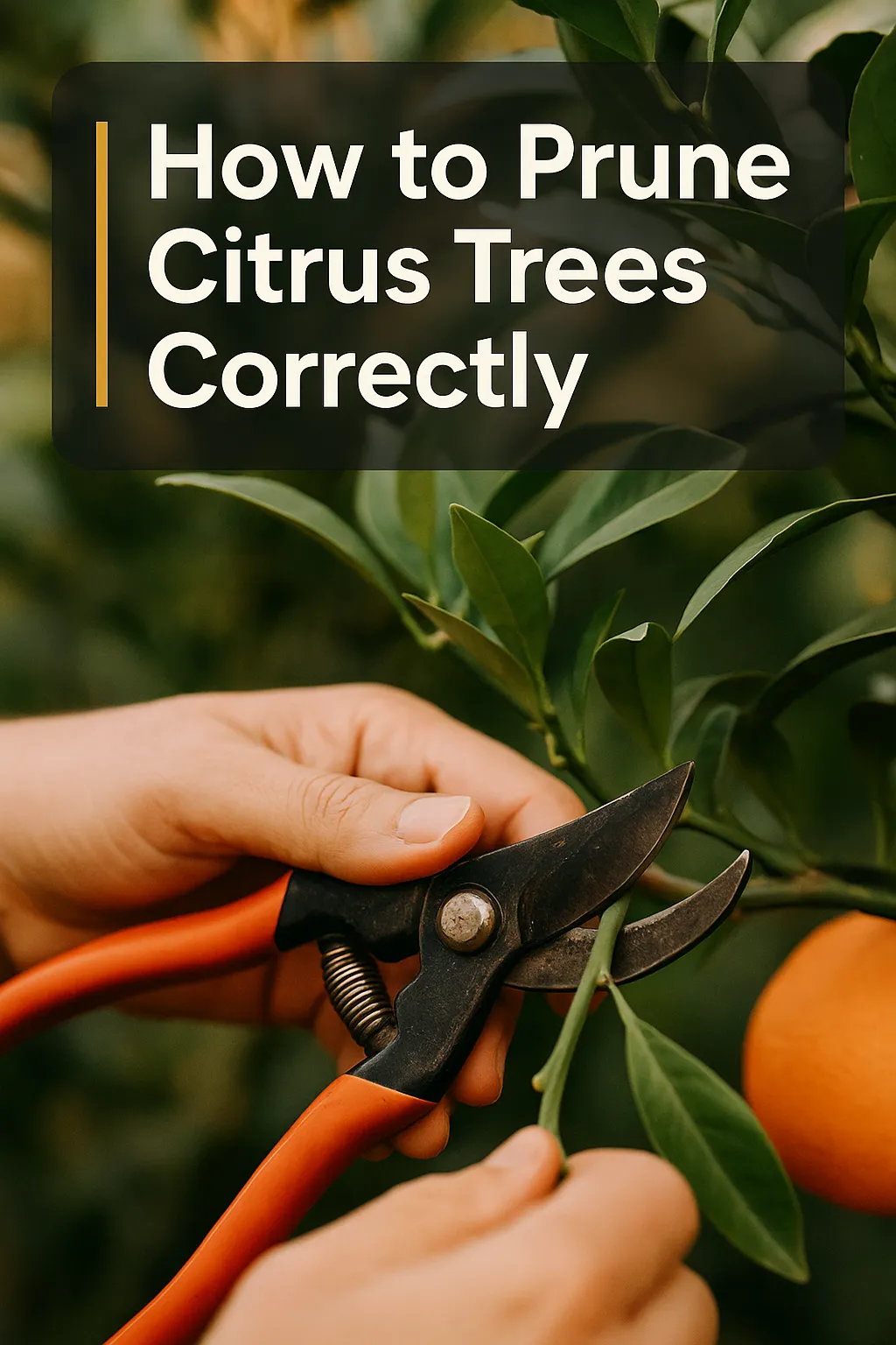 How to Prune Citrus Trees Correctly - How To Grow Plant