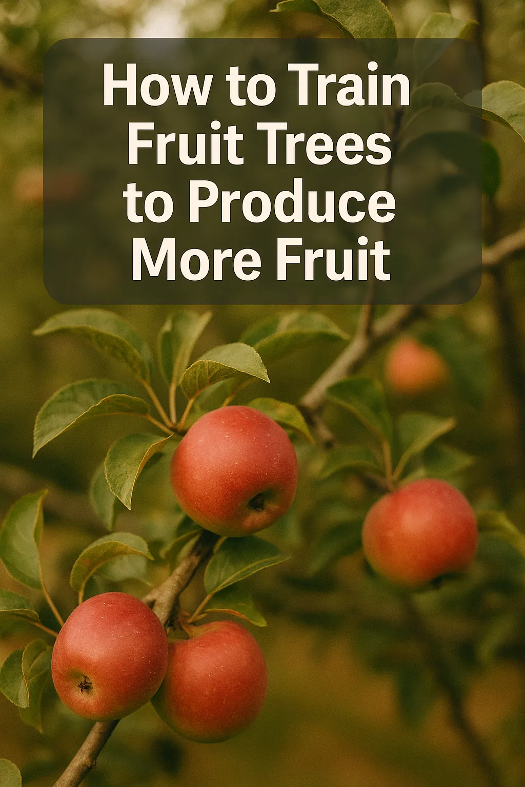 How to Train Fruit Trees to Produce More Fruit - How To Grow Plant