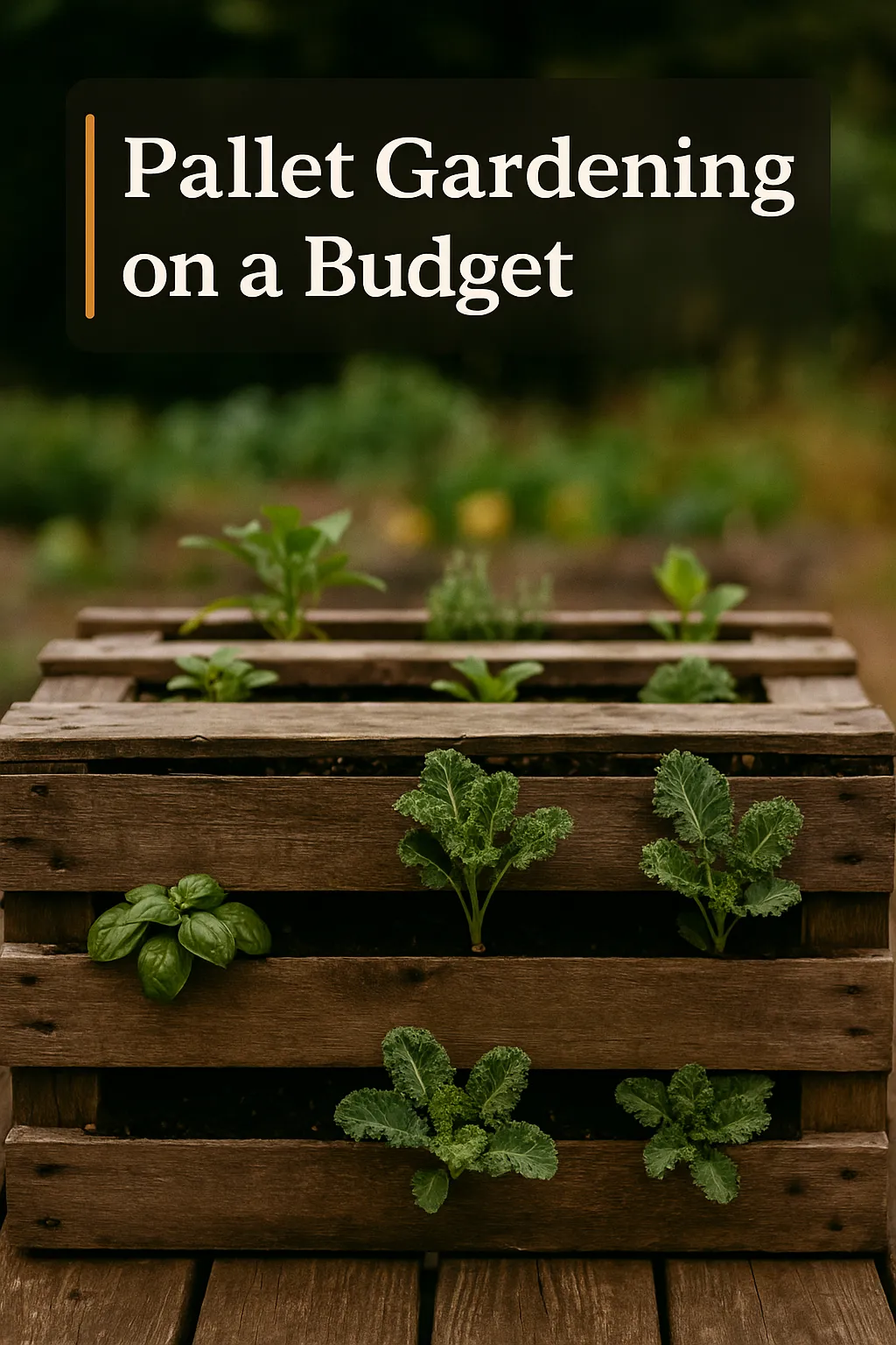 Pallet Gardening on a Budget - How To Grow Plant