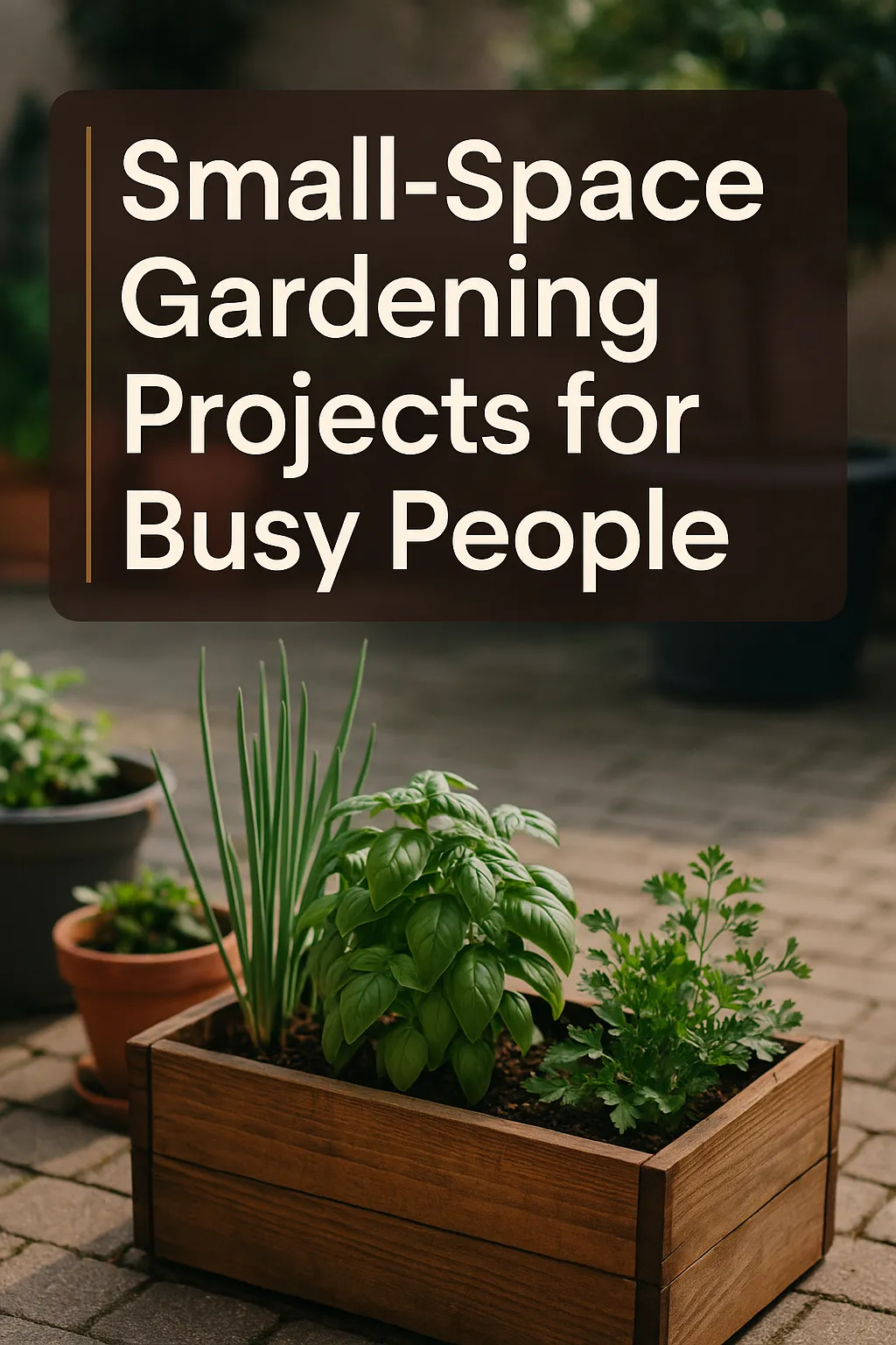Small-Space Gardening Projects for Busy People - How To Grow Plant