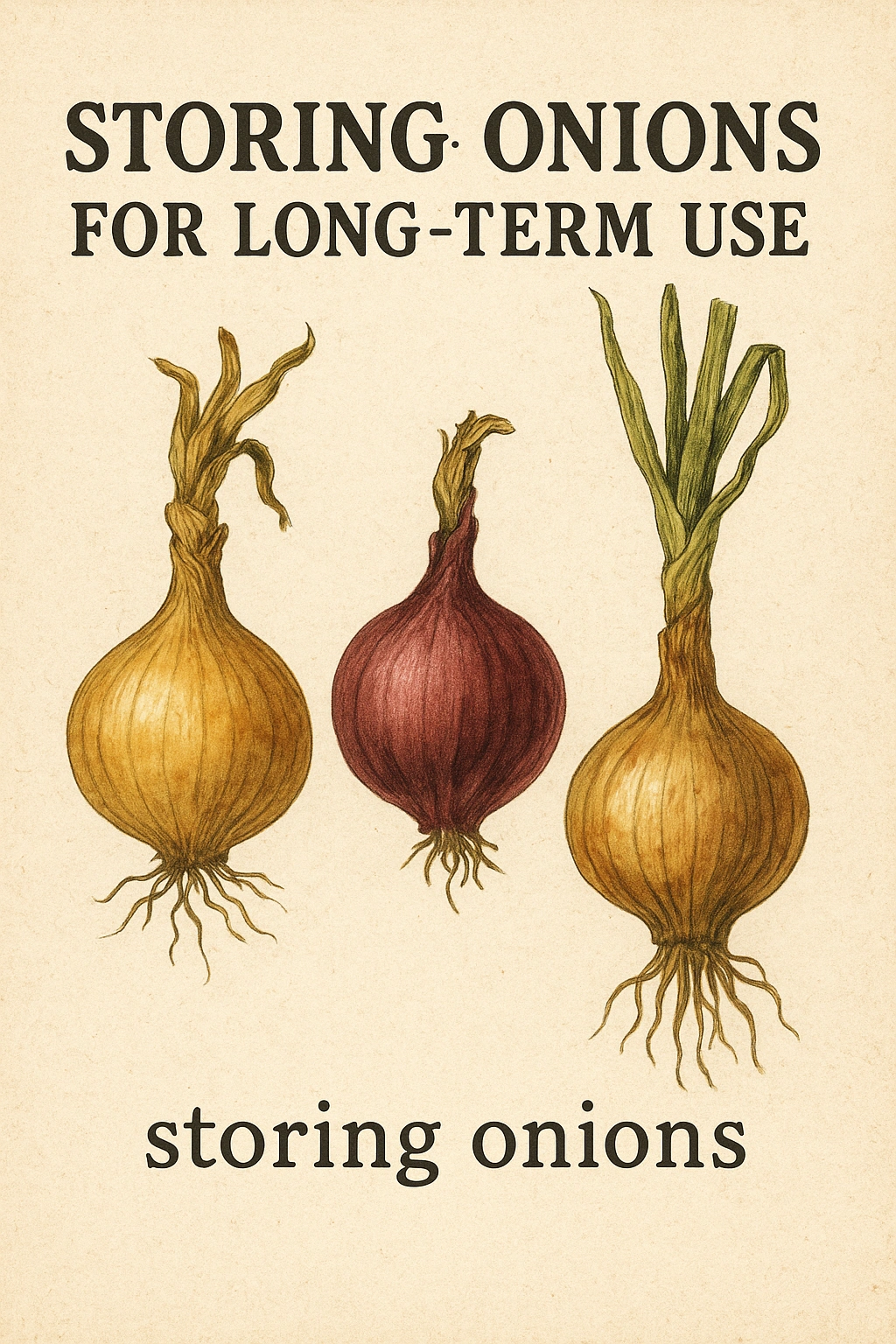 Storing Onions for Long-Term Use - How To Grow Plant