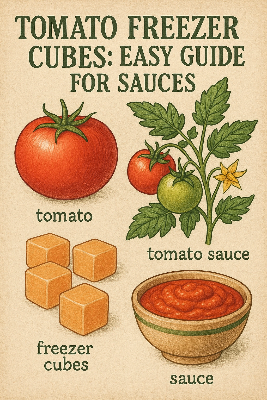 Tomato Freezer Cubes: Easy Guide for Sauces - How To Grow Plant