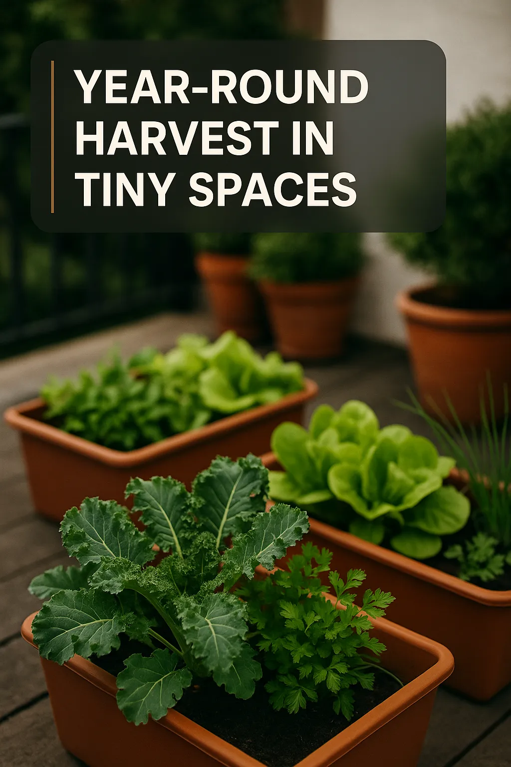Year-Round Harvest in Tiny Spaces - How To Grow Plant