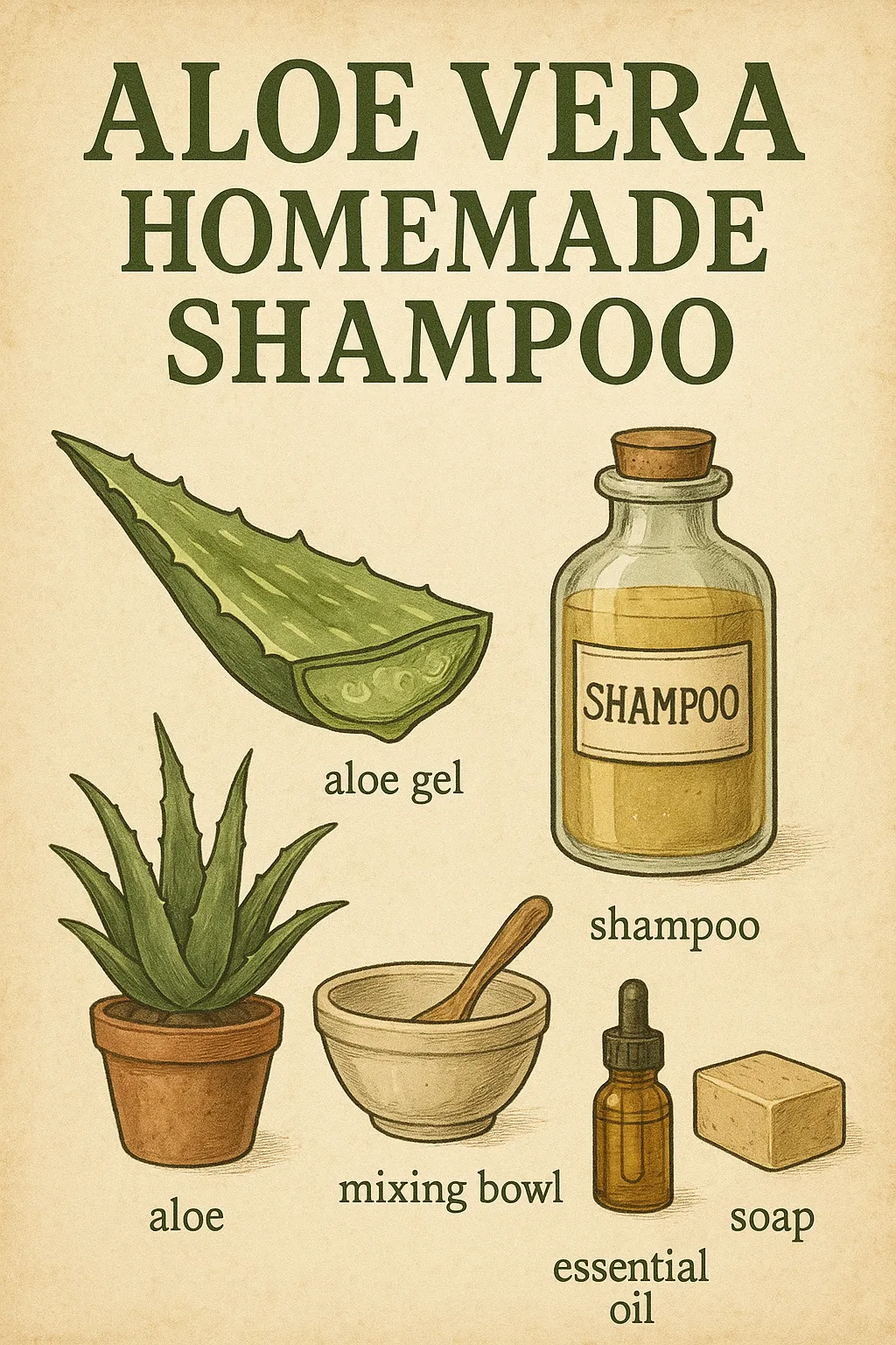 Aloe Vera Homemade Shampoo - How To Grow Plant