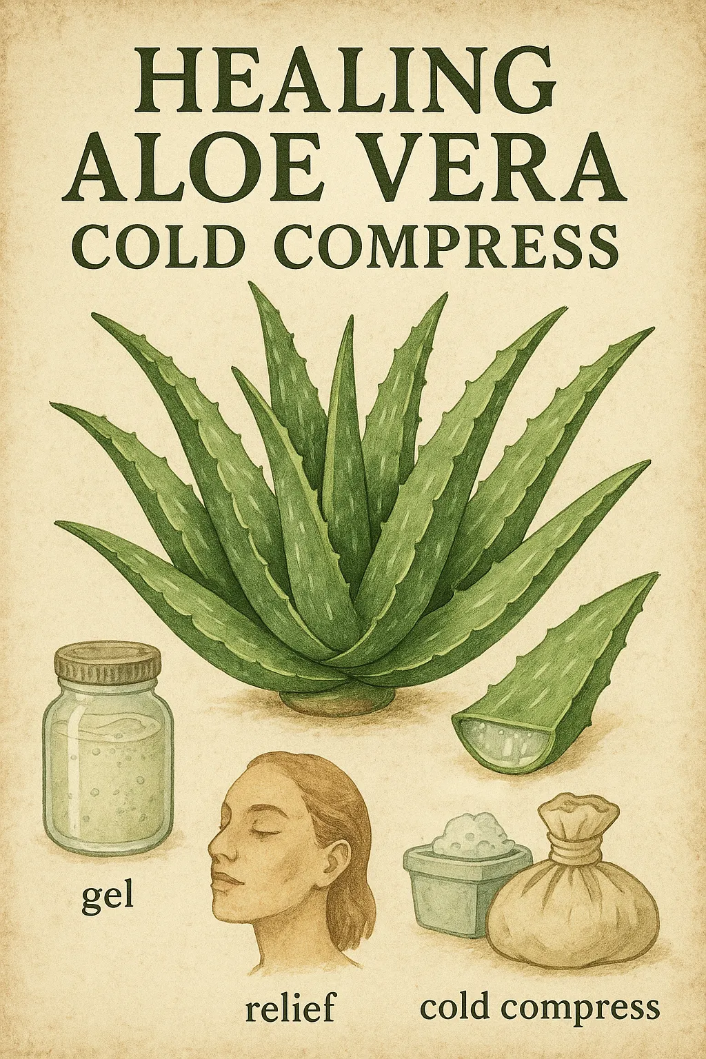 Healing Aloe Vera Cold Compress - How To Grow Plant