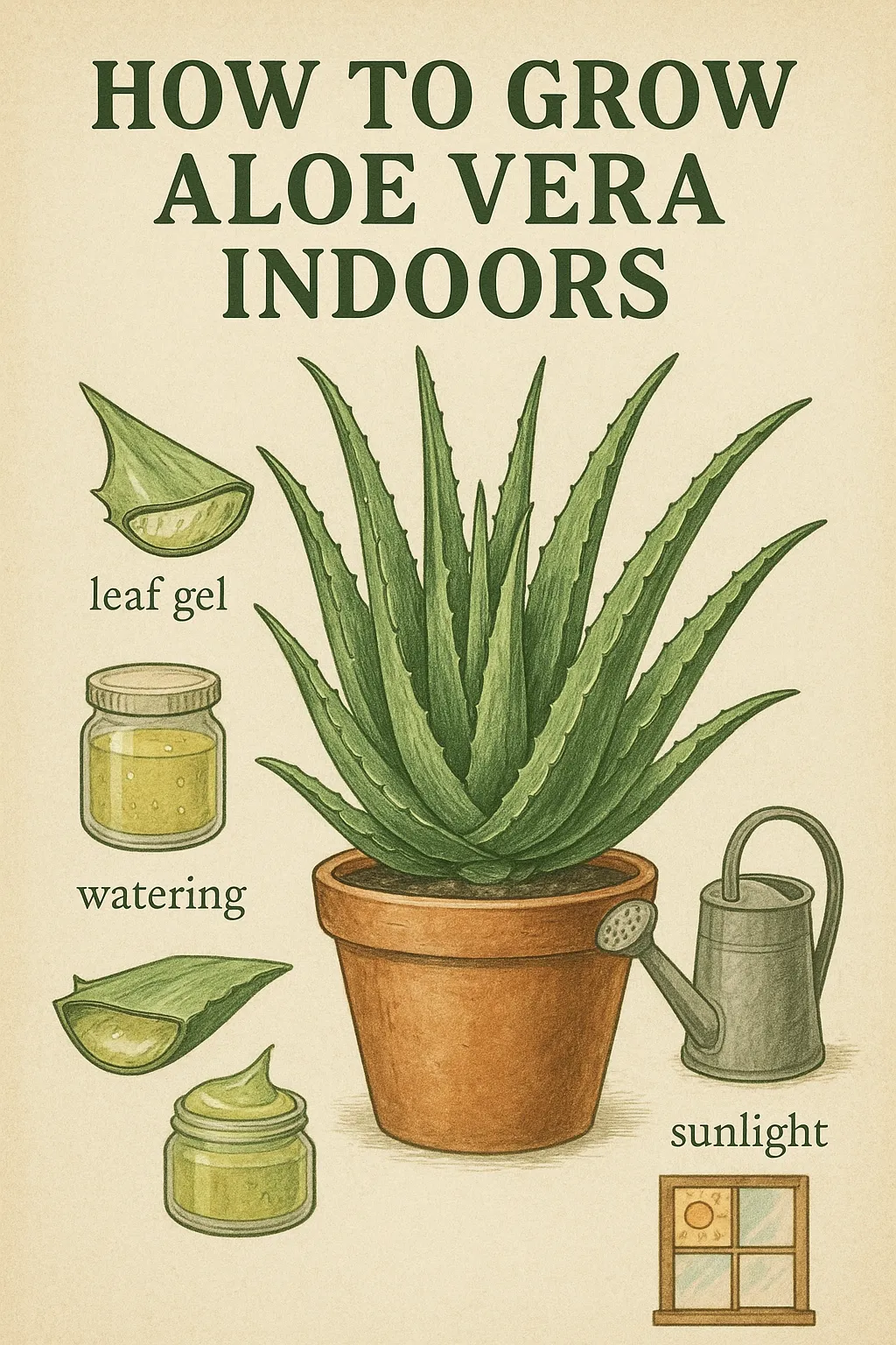 How to Grow Aloe Vera Indoors - How To Grow Plant