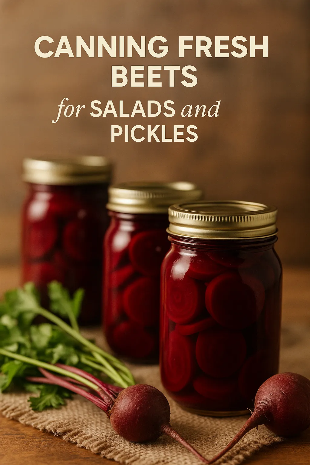 Canning Fresh Beets for Salads and Pickles - How To Grow Plant